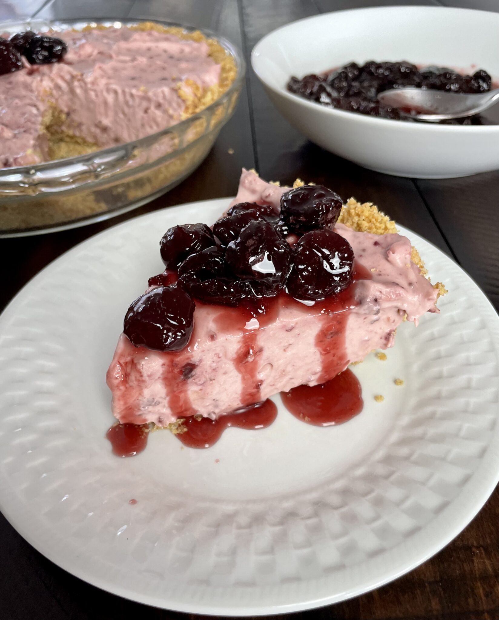 No-Bake Cheesecake With Freeze-Dried Cherry Recipe – Chelan Ranch
